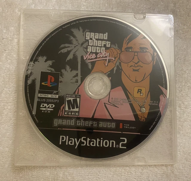 GRAND THEFT AUTO: Vice City (Sony PlayStation 2, 2002) “Game Disc Only ...