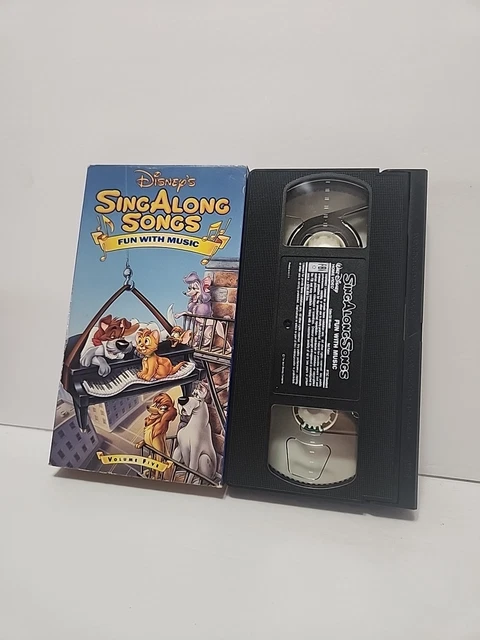 DISNEYS SING ALONG Songs - Fun With Music (VHS, 1993) Volume 5 Walt Disney £3.73 - PicClick UK