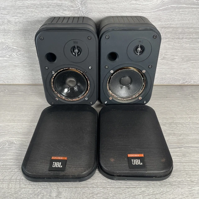 JBL CONTROL 1 Loudspeakers Black Pair Tested Working See Desc £37.95 ...