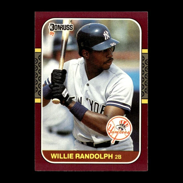 WILLIE RANDOLPH 1987 Donruss Opening Day Yankees de New York #246 R319C ...