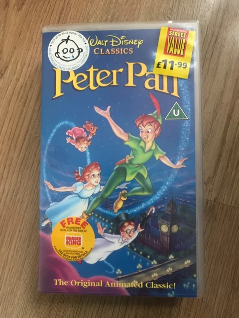 WALT DISNEY CLASSICS Peter Pan Vintage VHS tape Factory Sealed £5.00 - PicClick UK