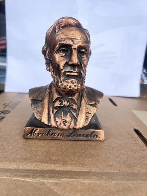 VINTAGE ABRAHAM LINCOLN Banthrico Coin Bank Lincoln First Federal S&L ...