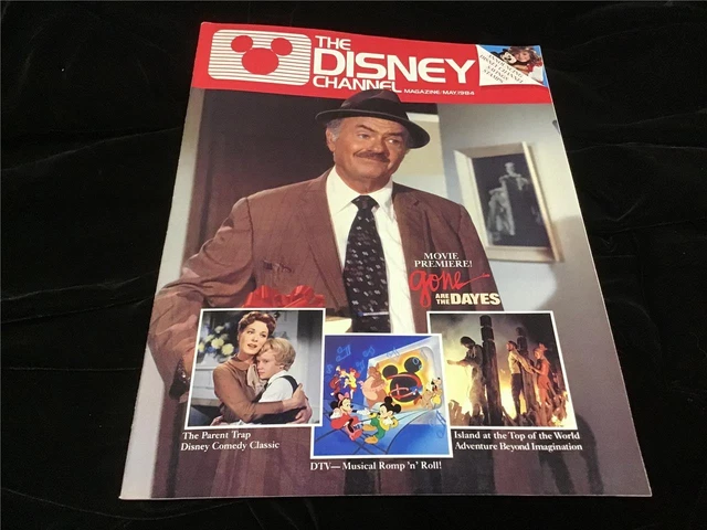DISNEY CHANNEL MAGAZINE May 1984 Gone Are The Dayes, The Parent Trap £9 ...