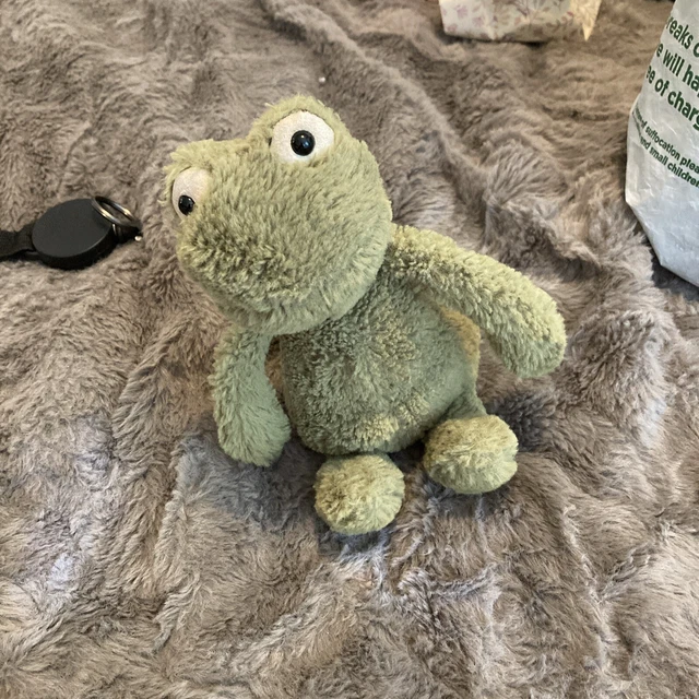 JELLYCAT SMALL BASHFUL Frog Green Small Teddy Soft Toy Retired £104.70 ...