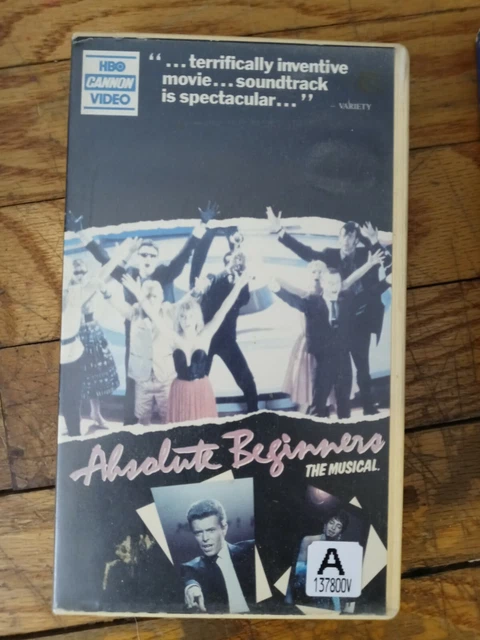 Absolute Beginners The Musical Vhs David Bowie Eddie Oconnell And