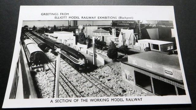 BLACKPOOL WINTER GARDENS 1950s Elliott Model Railway Exhibition ...