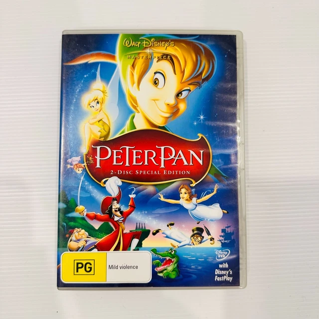 PETER PAN WALT Disney Region 4 (Special Edition, DVD, 1953) $4.99 ... PETER PAN WALT Disney Region 4 (Special Edition, DVD, 1953) $4.99 ...