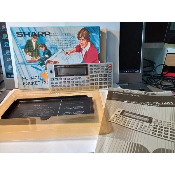PC-1401 POCKET COMPUTER Sharp mit OVP Karton RARITÄT EUR 59,99 - PicClick DE