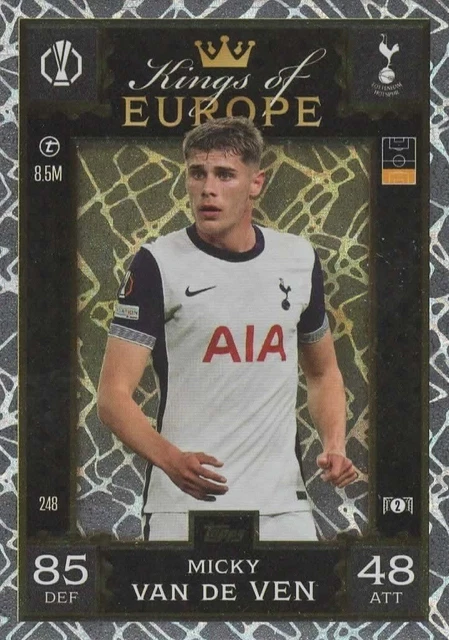 MATCH ATTAX CHAMPIONS League EXTRA 2024/2025 Nr. 248 Micky van de Ven ...