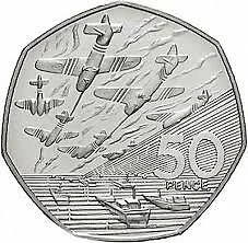 1994 50P COIN RARE D DAY LANDING OLD LARGE STYLE FIFTY PENCE BATTLE OF ...
