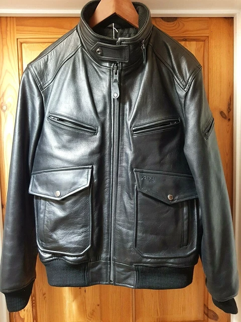 MENS Schott M85-237-04 leather Bomber Pilot Style jacket £195.00 ...