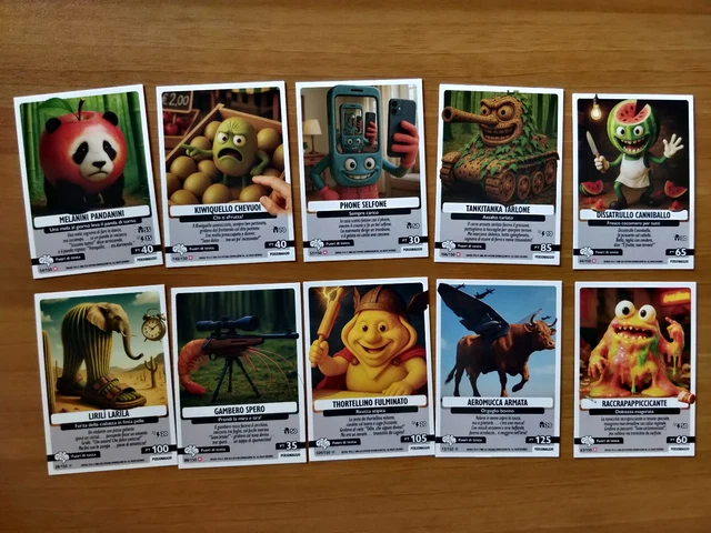 11 CARTE SKIFIDOL Italian Brainrot Edizione Limitata Serie Alpha EUR 6 ...