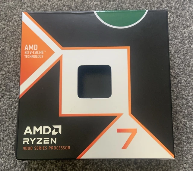 AMD RYZEN 7 9800x3d series processor box only £5.42 - PicClick UK