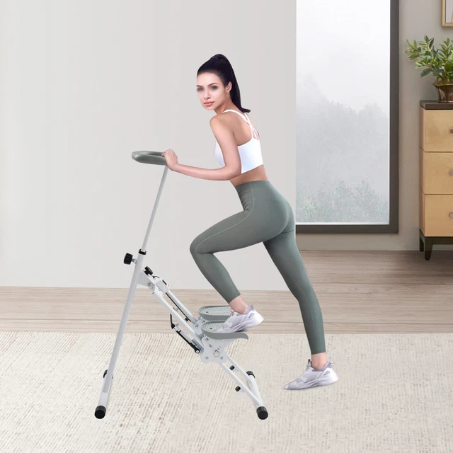 FOLDABLE VERTICAL STAIR Climber for Full-Body Workout Stair Stepper for ...