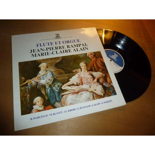 JEAN PIERRE RAMPAL / MARIE CLAIRE ALAIN flute et orgue ERATO STU 70649 ...