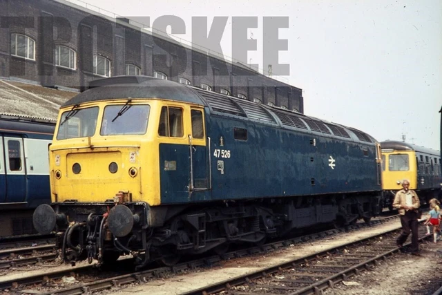 35MM SLIDE BR British Railways Diesel Loco Class 47 47526 Stratford 1983 Orig £3.99 - PicClick UK