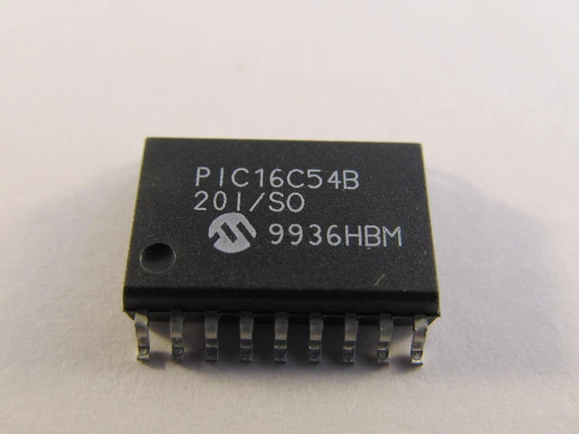 PIC16C54B-20I/SO MICROCHIP EPROM/ROM-BASED 8-Bit CMOS Microcontroller £5.69 - PicClick UK