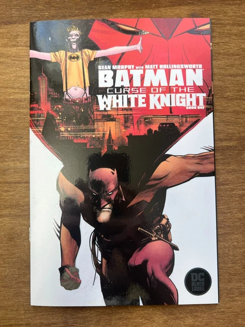 BATMAN CURSE OF the White Knight #1 copertina Sean Murphy etichetta ...