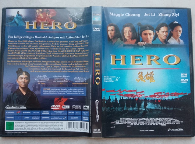 HERO DVD JET Li Maggie Cheung Zhang Ziyi Martial Arts Actionfilm Deutsch EUR 7,95 - PicClick DE