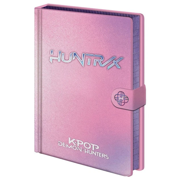 PREORDER K-POP DEMON Hunters Huntrix Logo Clasp A5 Premium Notebook 21 ...