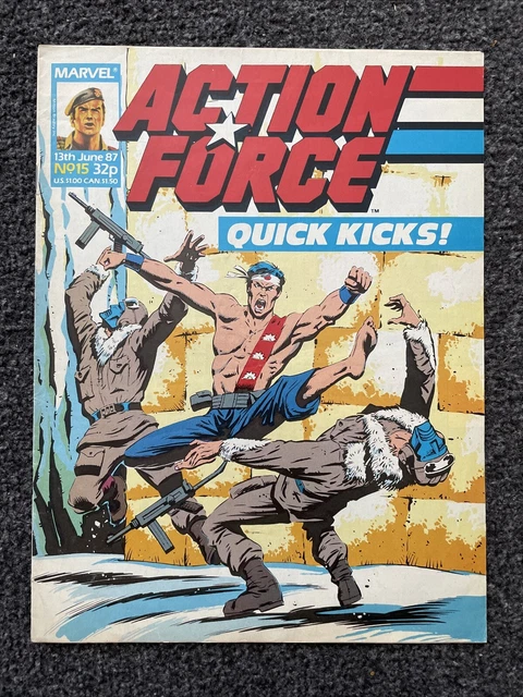 ACTION FORCE COMIC Issue 15 Uk Marvel GI Joe Amazing Condition EUR 23 ...