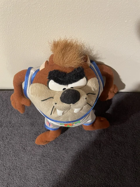 TAZ SPACE JAM Plush Warner Brothers Looney Tunes 1996 Tazmanian Devil £ ...