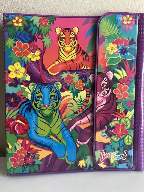 RARE VINTAGE 90S Lisa Frank Trapper Keeper Binder Aloha Tigers £61.71 ...