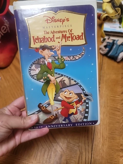 VINTAGE VHS THE Adventures Of Ichabod & Mr Toad Disney's Masterpiece ...