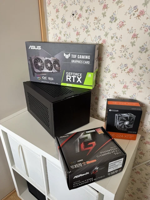 SMALL MINI ITX Gaming PC Ryzen 5 5600x RTX 3070 DDR5 16gb 1tb M2 SSD £ ...