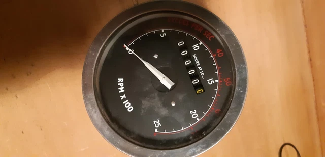 SMITHS CABLE DRIVE Tachometer Rev Counter Speed Indicator for ...