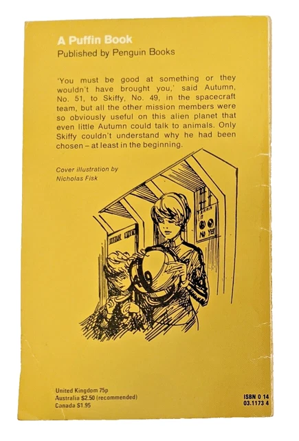 SKIFFY BY WILLIAM Mayne Nicholas Fisk 1980 Vintage Alien Book Vintage ...