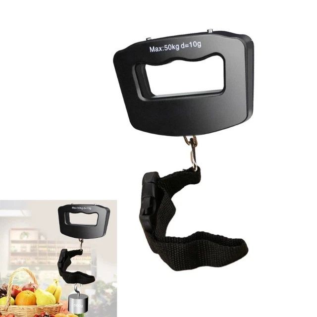 110LB/50KG SUITCASE WEIGHT Scale Portable Handheld with Hook $14.31 ...