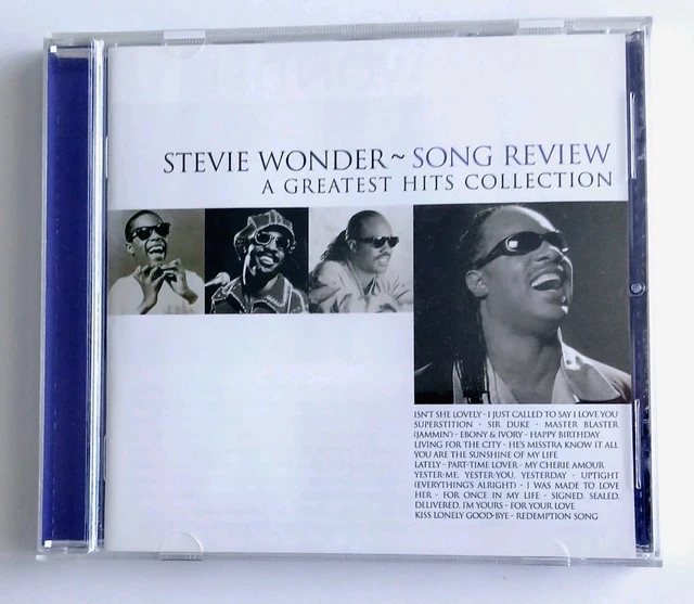 STEVIE WONDER SONG Review A Greatest Hits Collection Disque CD EUR 9,80 ...