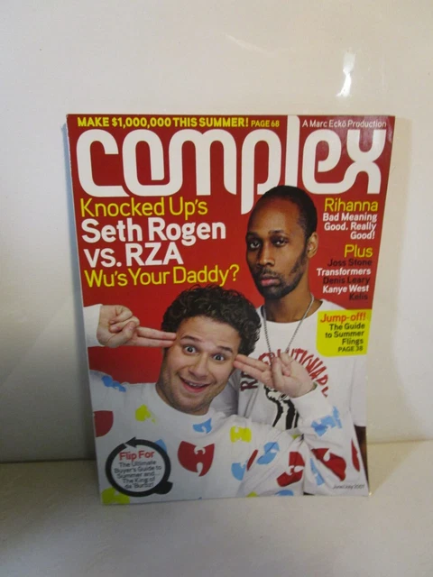 COMPLEX MAGAZINE RIHANNA Rza Seth Rogen Wu Tang Kanye West £15.37 ...