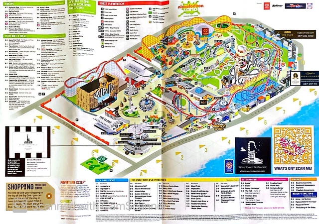 BLACKPOOL PLEASURE BEACH Park Guide/ Map 2024 £1.50 - PicClick UK