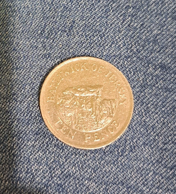 1992 TEN PENCE 10p Coin - Bailiwick of Jersey- Queen Elizabeth The Second Rare £0.99 - PicClick UK