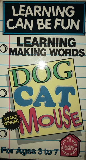 LEARNING CAN BE Fun-Learning Making Words-Ages 3-7(VHS 1992)TESTED-RARE ...