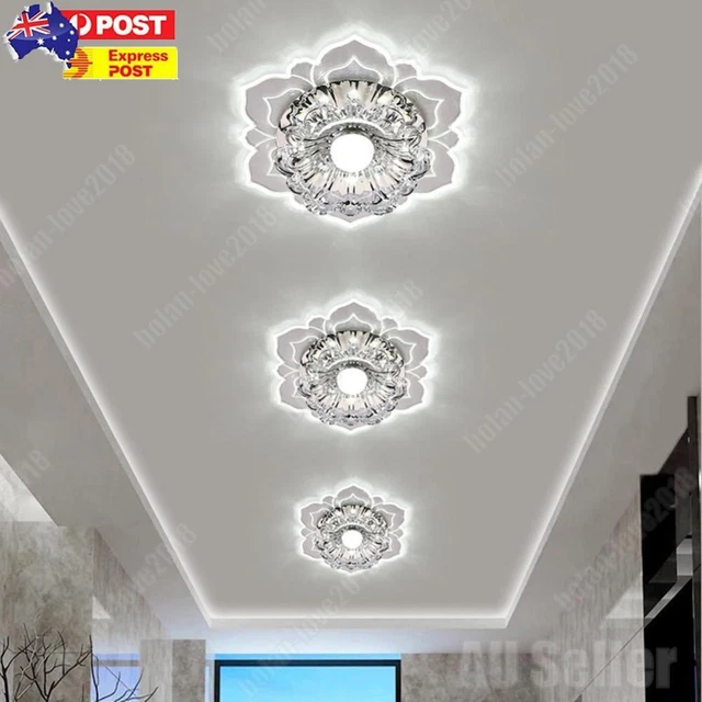 MODERN LED CRYSTAL Ceiling Lights Surface Mounted Porch Aisle Lamp ...