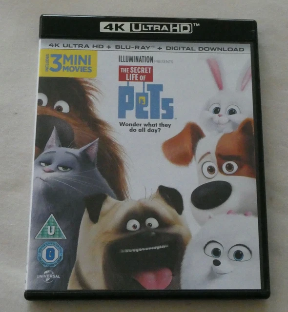 THE SECRET LIFE of Pets (4K UHD Blu-ray/Blu-ray, 2016) (2 Discs) New ...