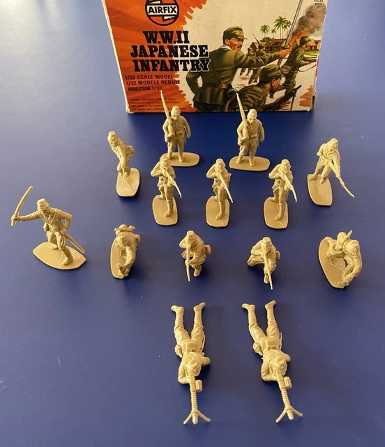 AIRFIX TOY SOLDIERS Japanese Infantry Boxed 1/32 Scale WW2 £16.99 ...