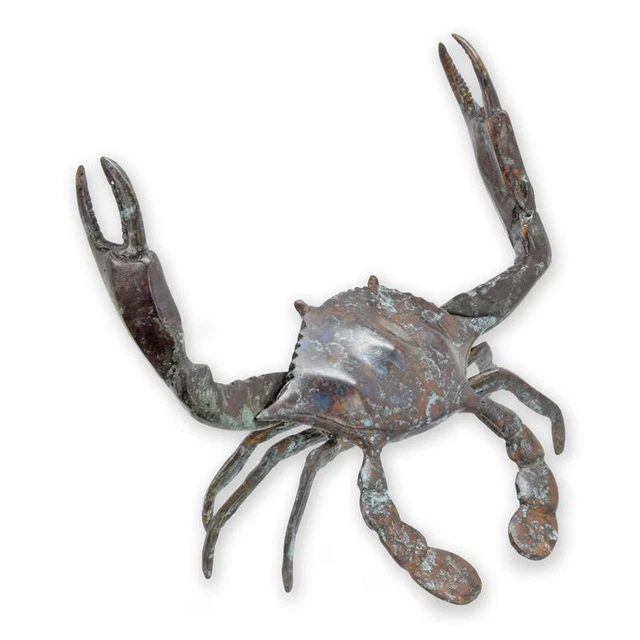 BRONZEFIGUR KRABBE, A BRONZE SCULPTURE OF A CRAB EUR 99,62 - PicClick DE