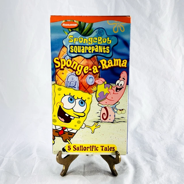 SPONGEBOB SQUAREPANTS SPONGE-A-RAMA VHS Tape 2003 Nickelodeon 5 ...