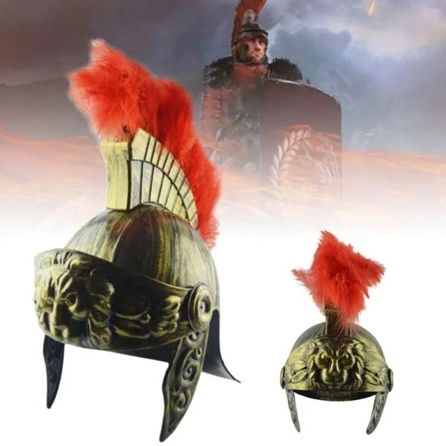ROMAN SPARTACU SAMURAI Masquerade Helmet Spartan Warrior Hat Roman Hat ...