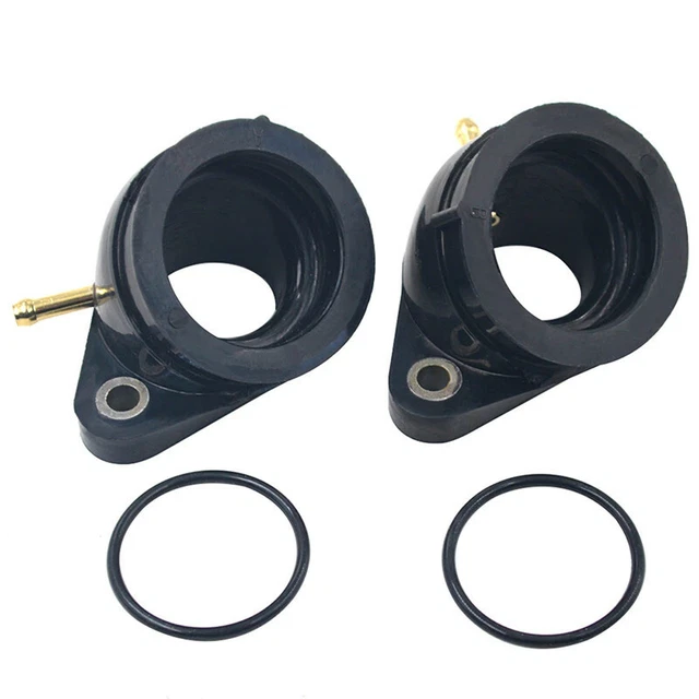 CARBURETOR INLET MANIFOLD Carb Intake Rubber & O Rings Yamaha Virago ...