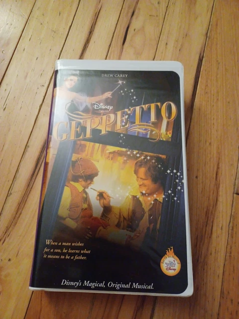 DISNEY PINOCCHIOS GEPPETTO VHS 2000 Clamshell - Drew Carey. 7/22 £1.87 ...