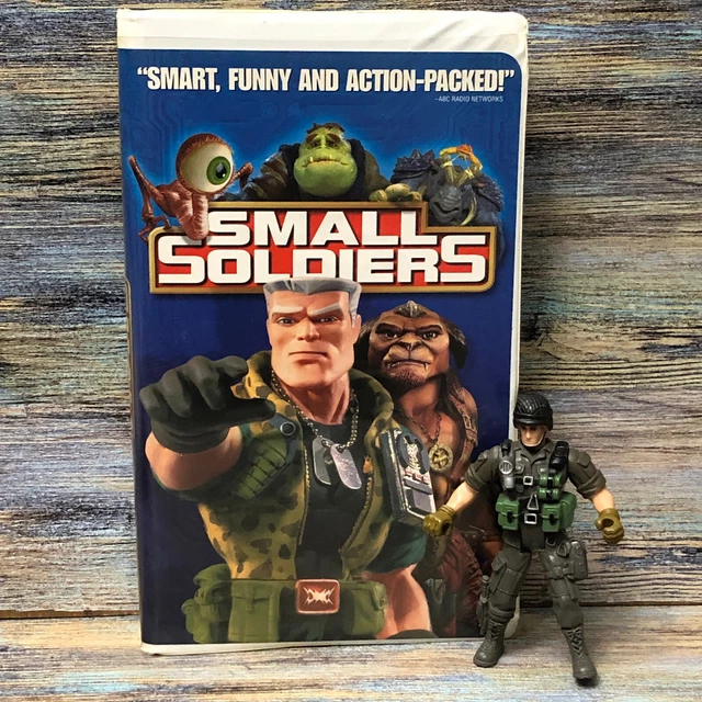 SMALL SOLDIERS VHS (1998) Movie DreamWorks Clamshell Video Tape & Flyer ...