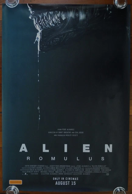 ALIEN ROMULUS ORIGINAL 2024 Australian Advance One Sheet Movie Poster ...