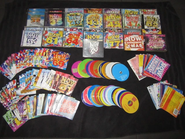 NOW THAT’S WHAT I Call Music Cd Inlays, Songs/Artist Booklets, Discs ...