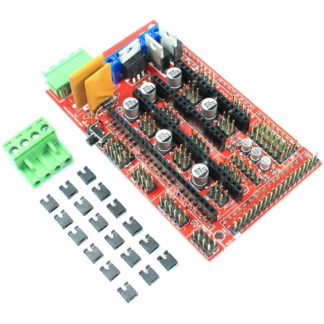 Ramps 1 4 Shield For Arduino Mega Reprap 3d Printer 5 Axis Flux Workshop 28 33 Picclick Au