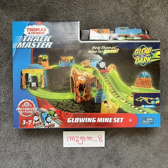 THOMAS & FRIENDS Trackmaster Glowing Mine Set Motorised Action Rare New ...